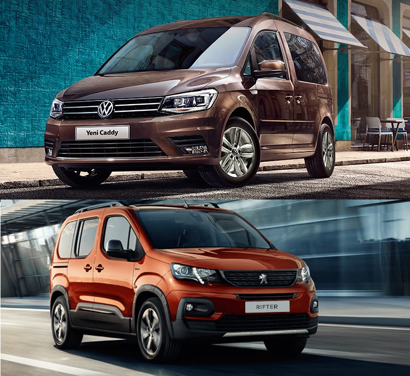 Peugeot Rifter Volkswagen Caddy Karşılaştırma, Araç Karşılaştırma