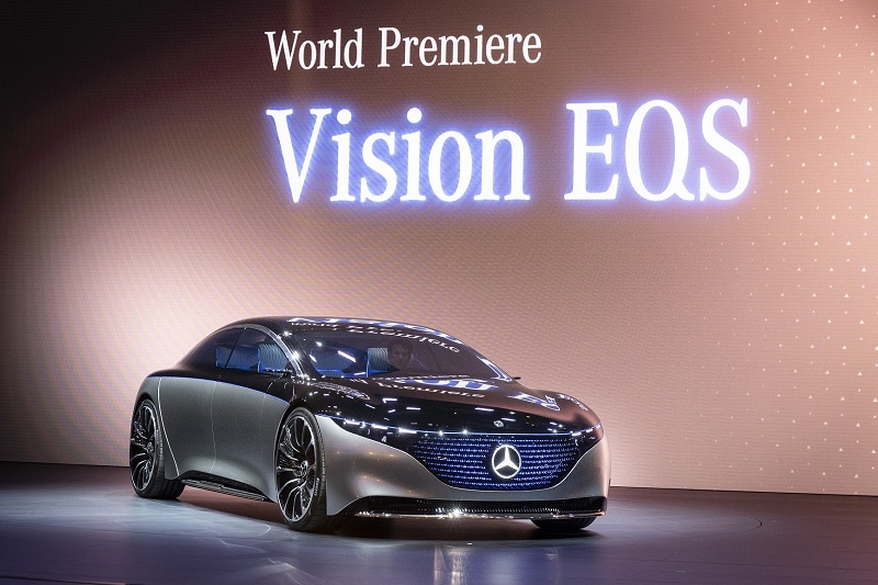 Mercedes Benz Vision EQS Tanıtıldı. Mercedes Benz Elektrikli Araçlar.