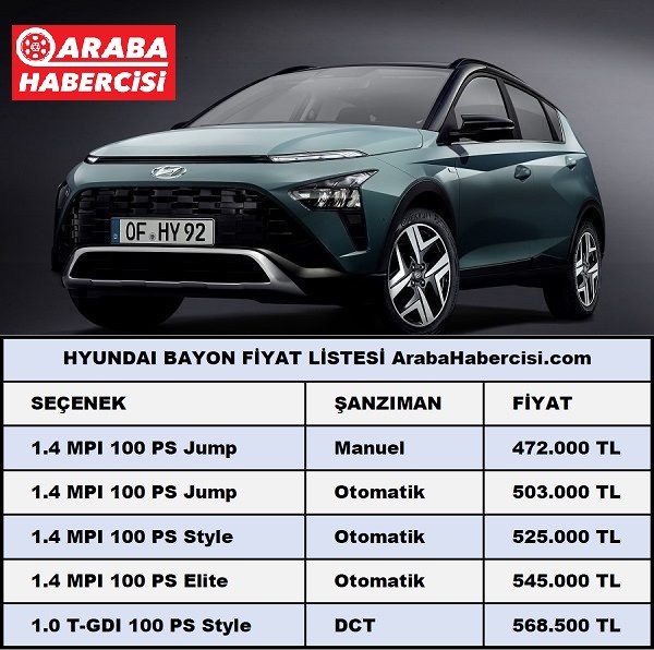 Hyundai Bayon Preisliste Pdf