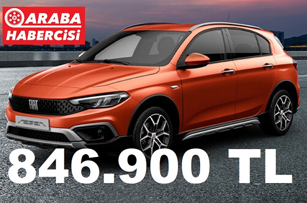 2023 Fiat Egea Cross fiyatları Mart. 2023 Fiat. 0 km Fiat.