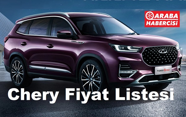 Chery Tiggo fiyat listesi Mayıs 2023. 2023 Chery. 0 km Chery. 2023 Tiggo.