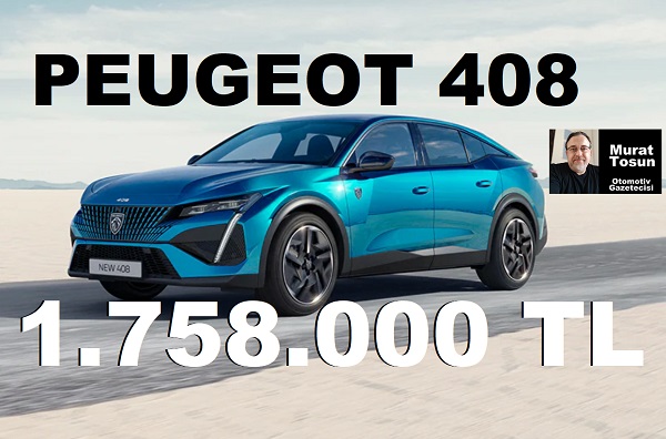 Peugeot 408 Temmuz 2023 Fiyatları. 0 km Peugeot 408. 2023 Peugeot.
