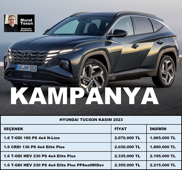 Hyundai Tucson Fiyat Listesi Kasım 2023. 2023 Tucson, 0 km Tucson 2023